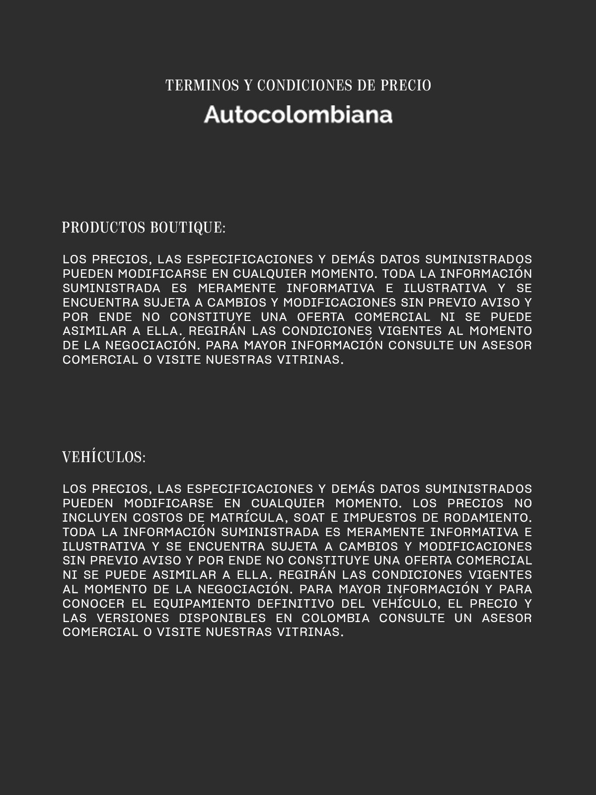TERMINOS Y CONDICIONES DE PAUTA